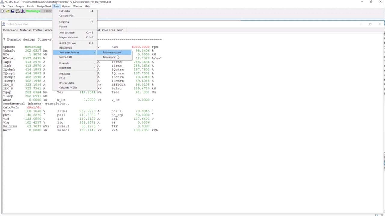 Simcenter SPEED supports rapid design of electric machines