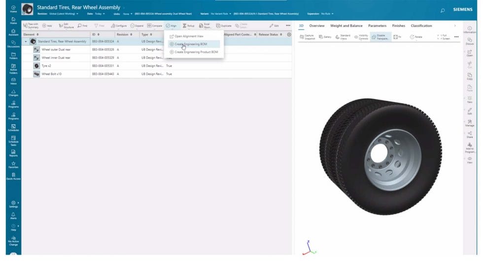 Teamcenter product lifecycle management (PLM) software