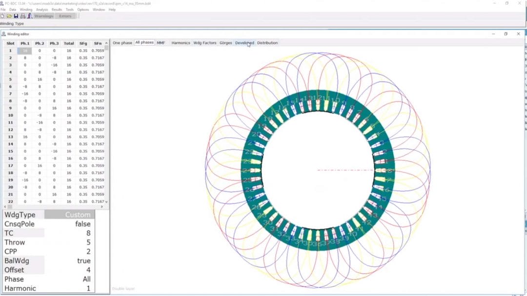 Simcenter SPEED supports rapid design of electric machines
