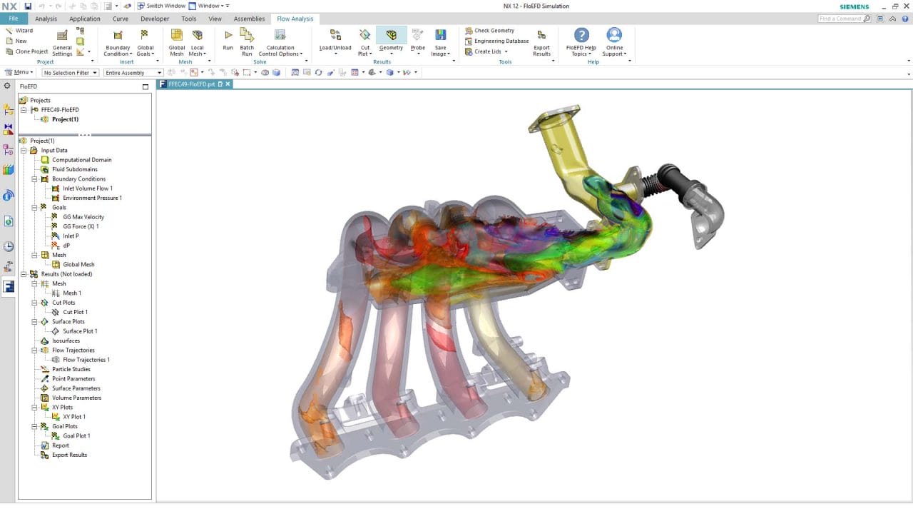Simcenter FLOEFD computational fluid dynamics (CFD) modeling