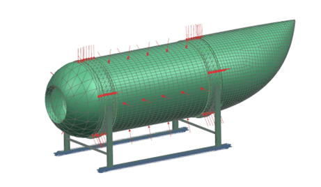 Structural analysis of a deep-sea submarine | Maya HTT